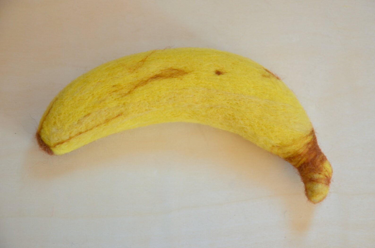 Needle Felted Banana Felt Banana Needle Felted Woolen - Etsy