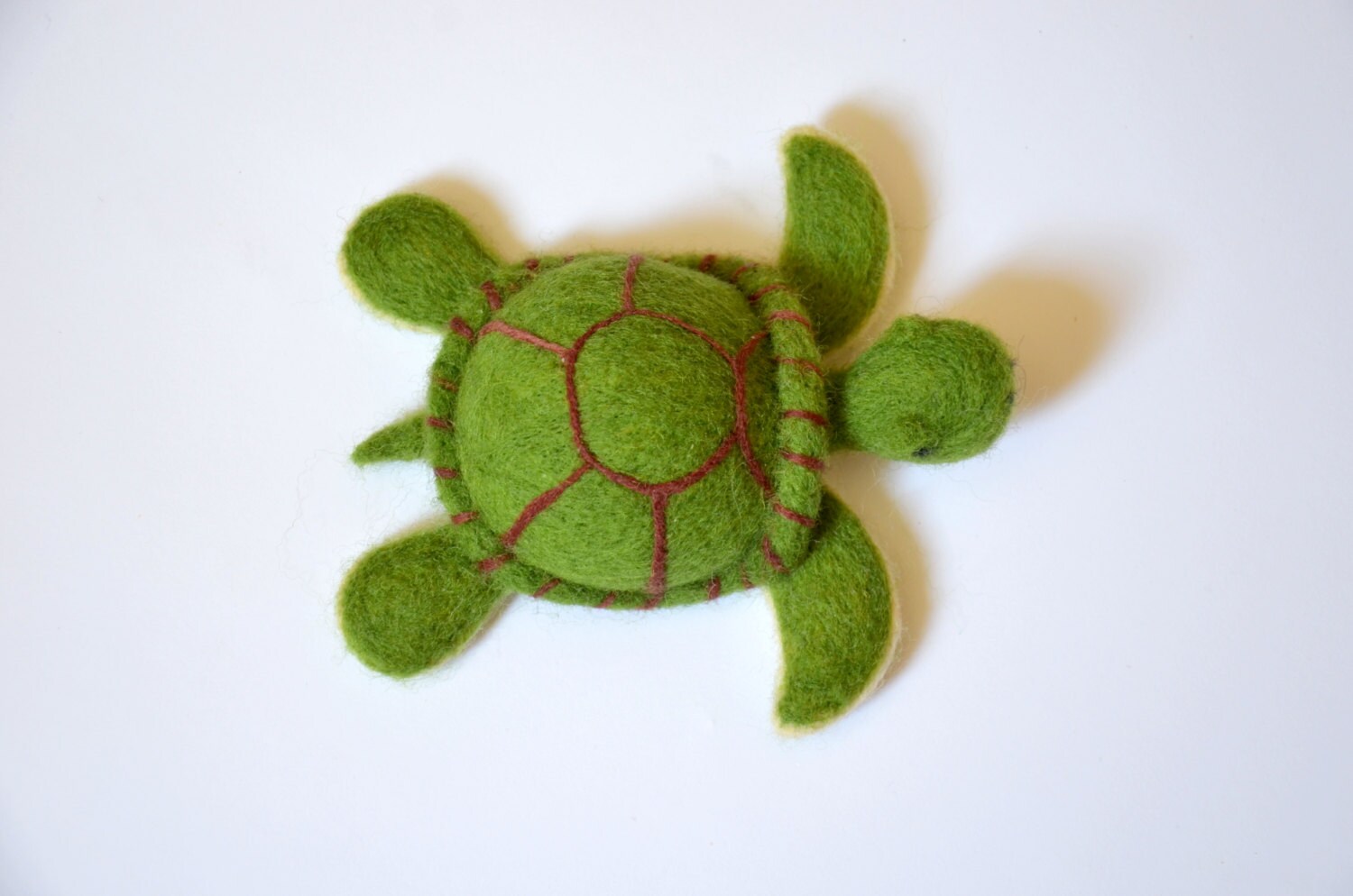 Needle Felted Woolen Animal Turtle, Felt Wool Toy, Soft Sculpure - Etsy