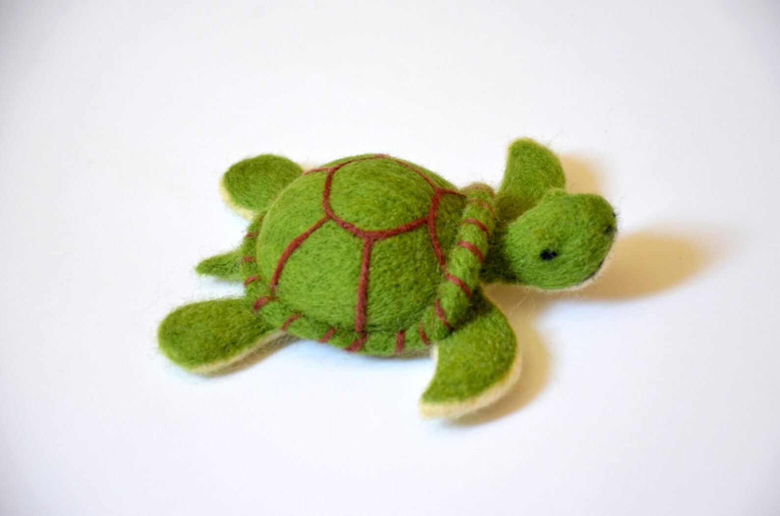Needle Felted Woolen Animal Turtle, Felt Wool Toy, Soft Sculpure - Etsy