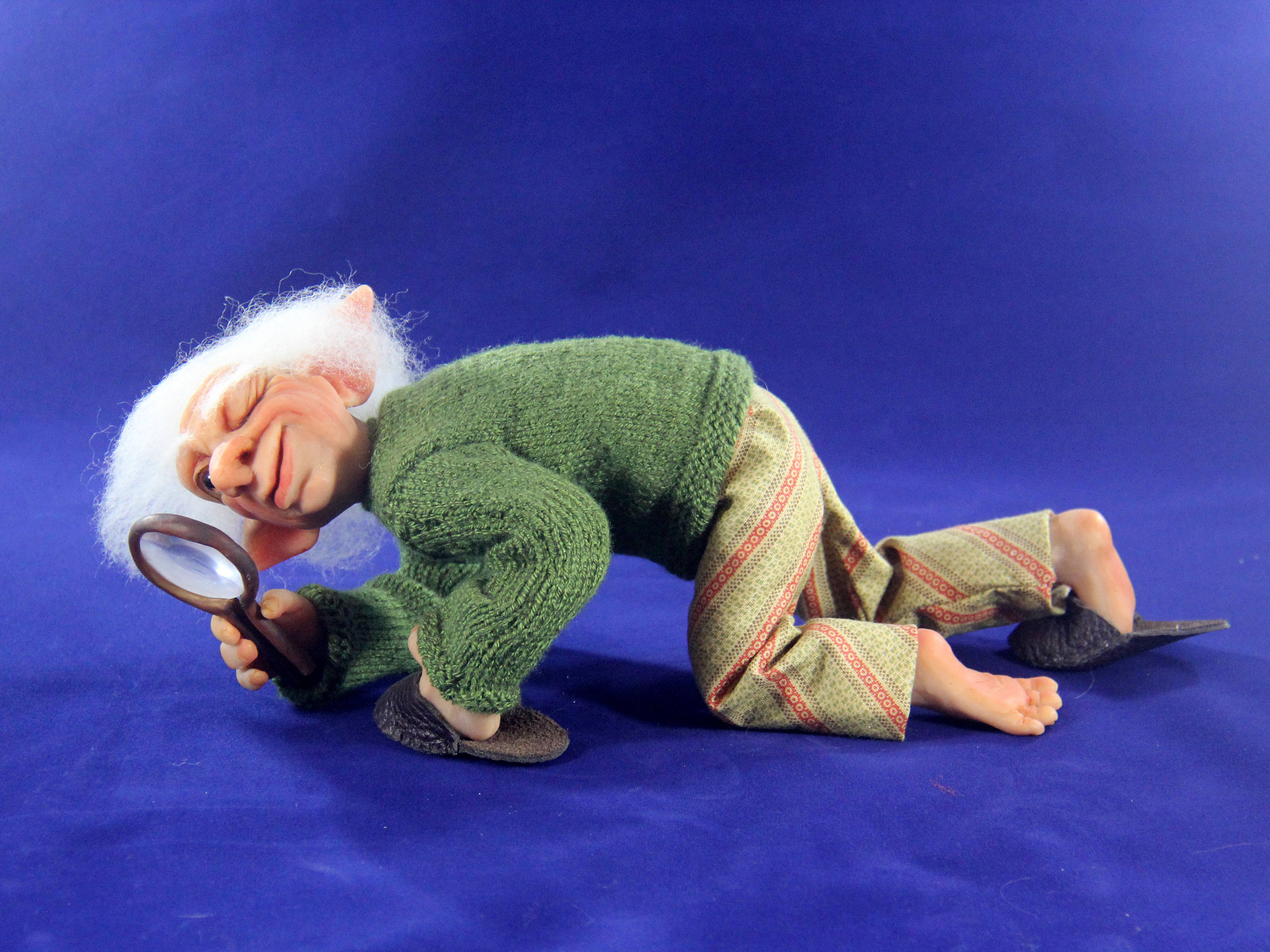 Dikson the Greatest Elf Explorer. Funny Grandfather Elf Figurine With ...