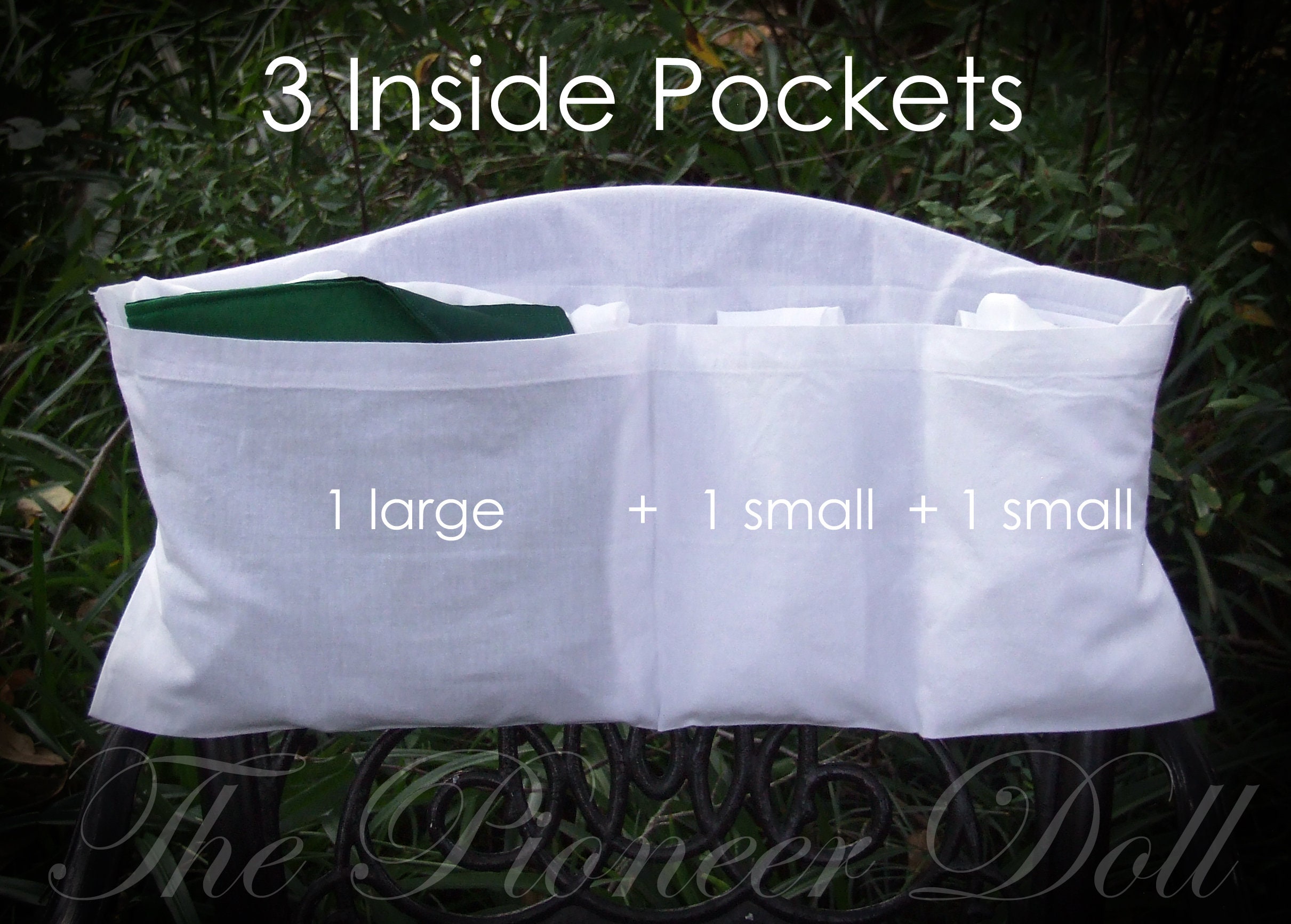 Fits Over Your Chair, LDS Temple Envelope wide Lace Pocket Temple Bag ...