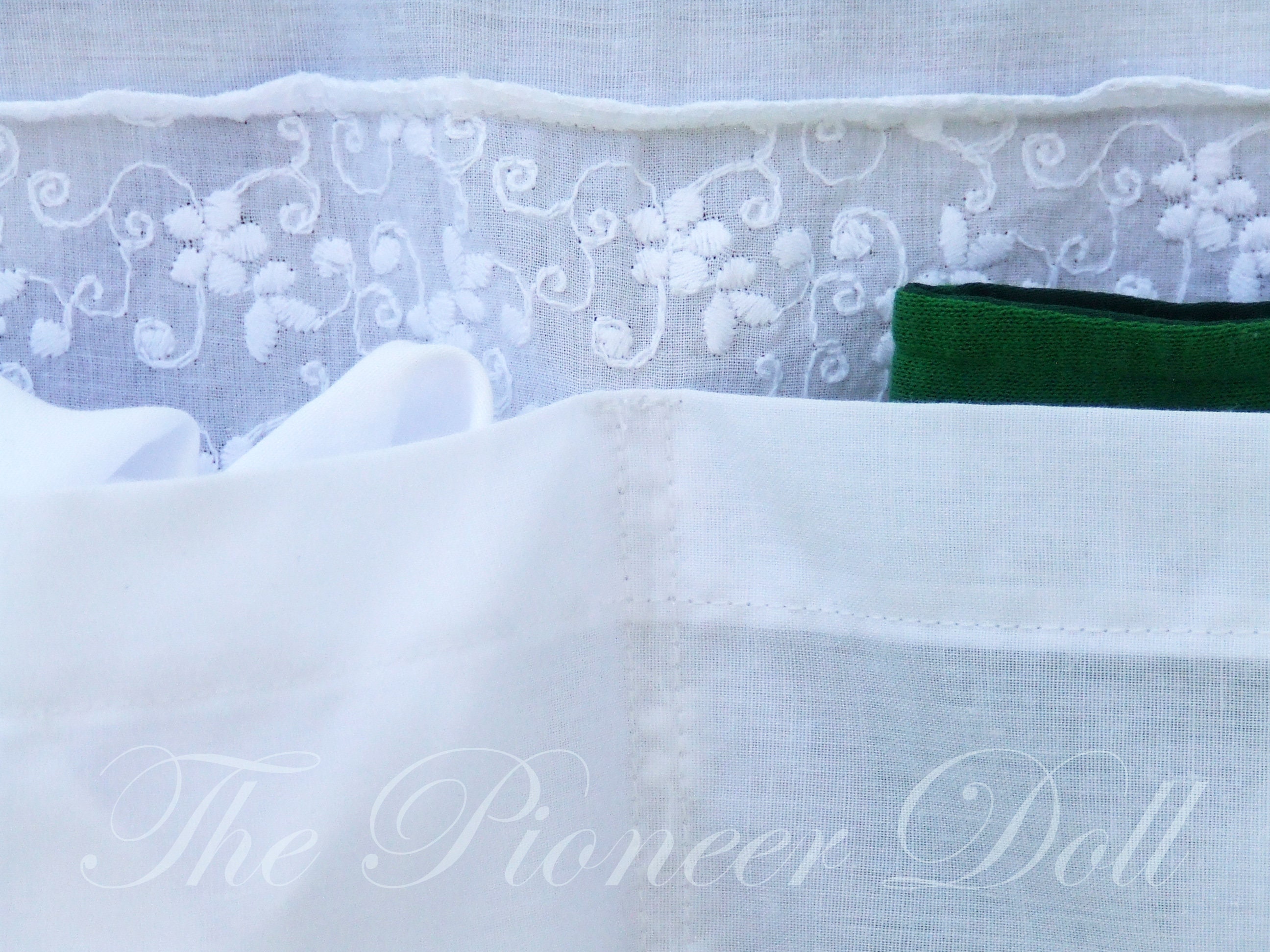 Fits Over Your Chair LDS Temple Envelope floral Embroidery 100% Cotton ...