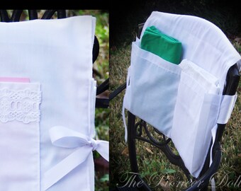 Fits Over Your Chair LDS Temple Envelope floral Embroidery 100% Cotton ...