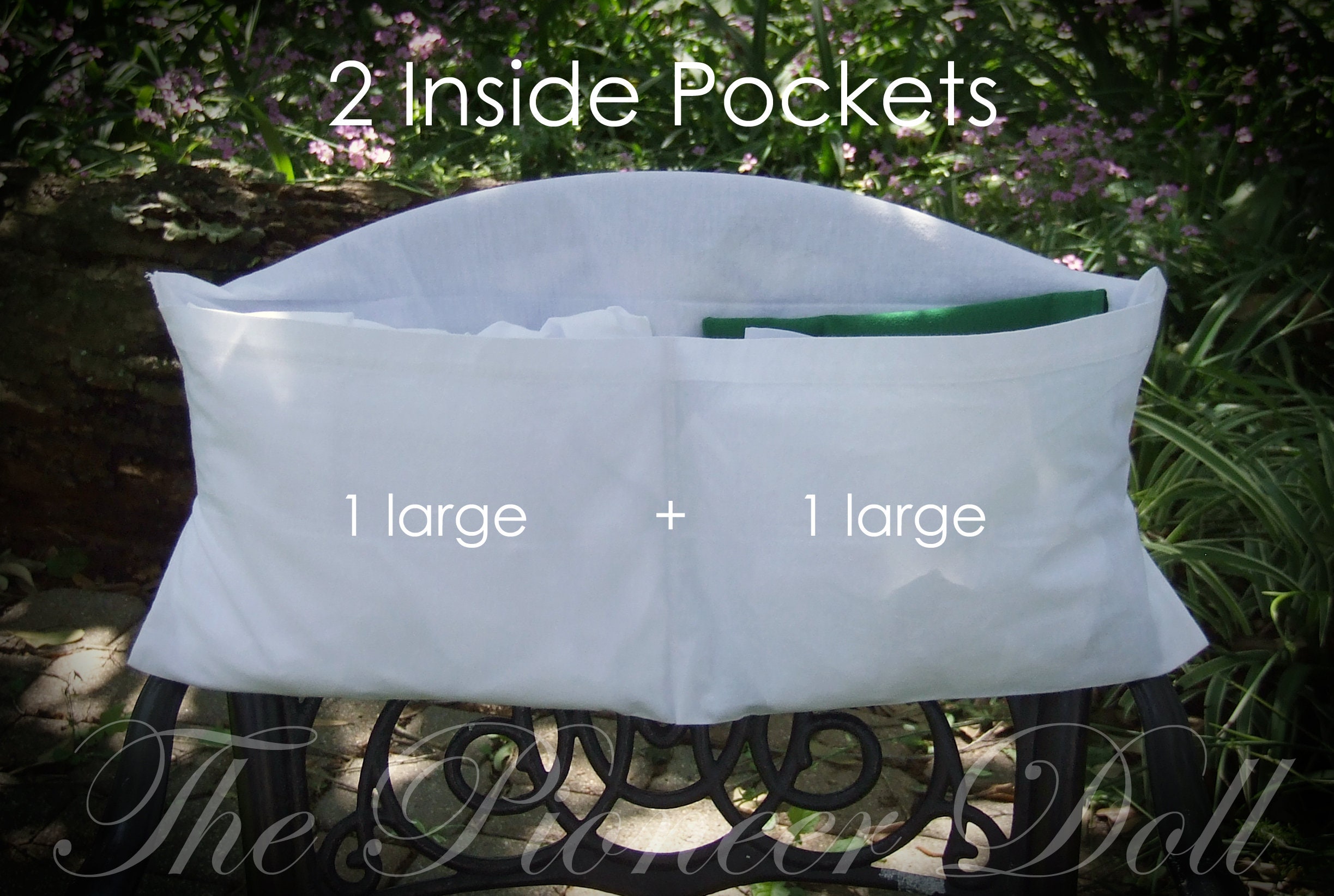 Fits Over Your Chair, LDS Temple Envelope wide Lace Pocket Temple Bag ...