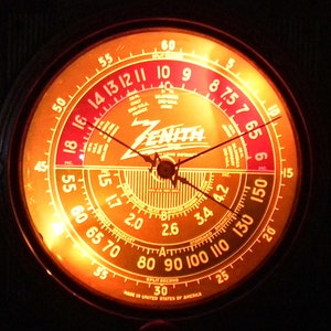 Tremendous “black Dial” Zenith 6-S-27 (1936) Antique Tombstone Radio ...