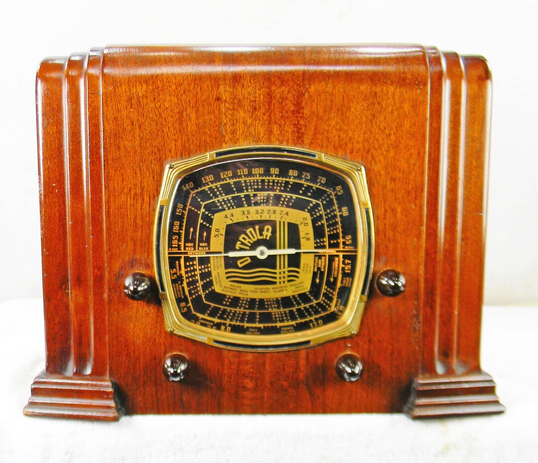 Rare Version Detrola Radio Model 139 (1939) Antique Radio With Am ...