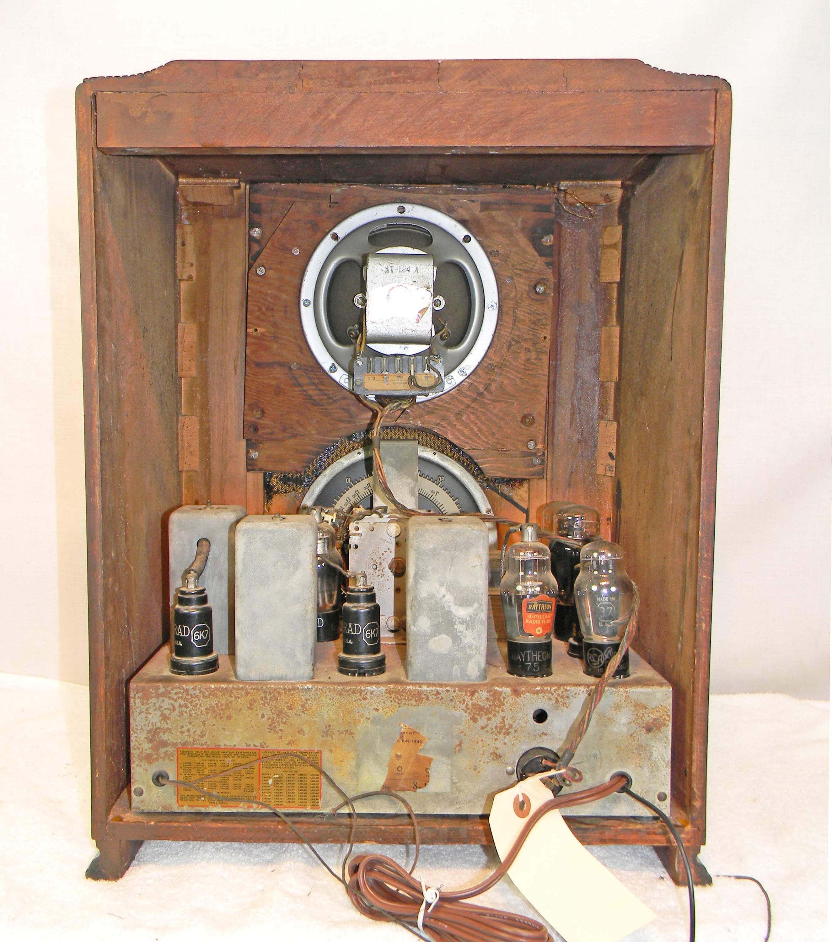 Silver Marshall Model 846 Tombstone (1935) Am/shortwave Antique Radio ...