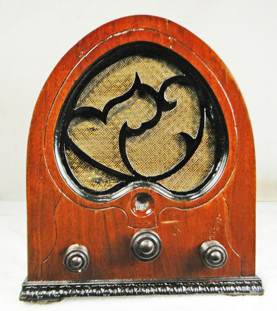 Exceptional “mini” Flint Radio “peter Pan” Cathedral (1932) With Mini ...