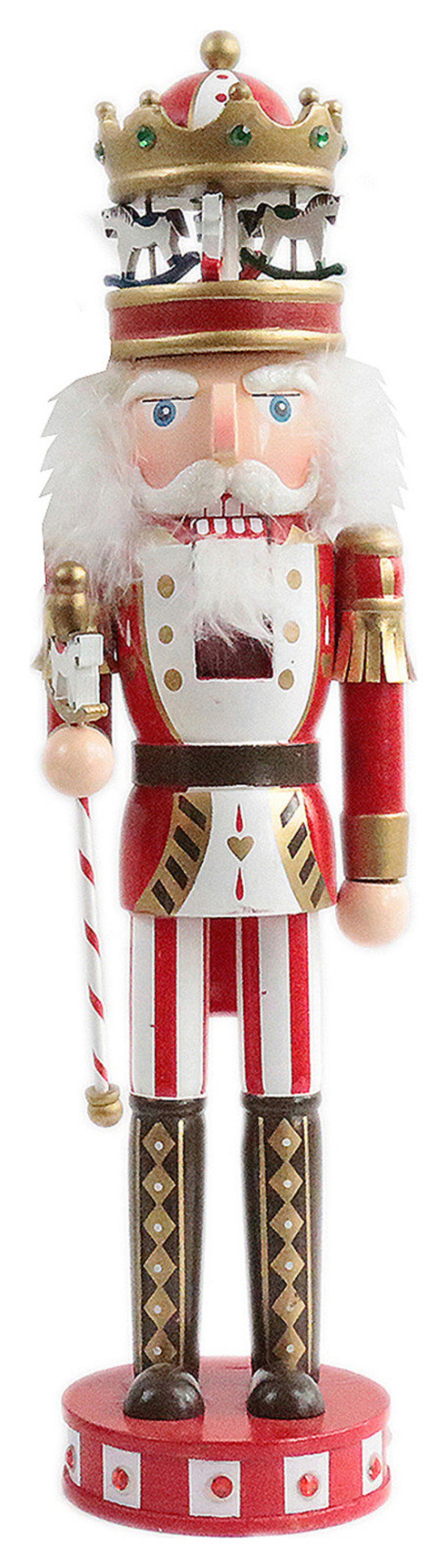 Santa's Workshop 16.5 Red Merry Go Round Nutcracker Carousel Decoration ... Santa's Workshop 16.5 Red Merry Go Round Nutcracker Carousel Decoration ...