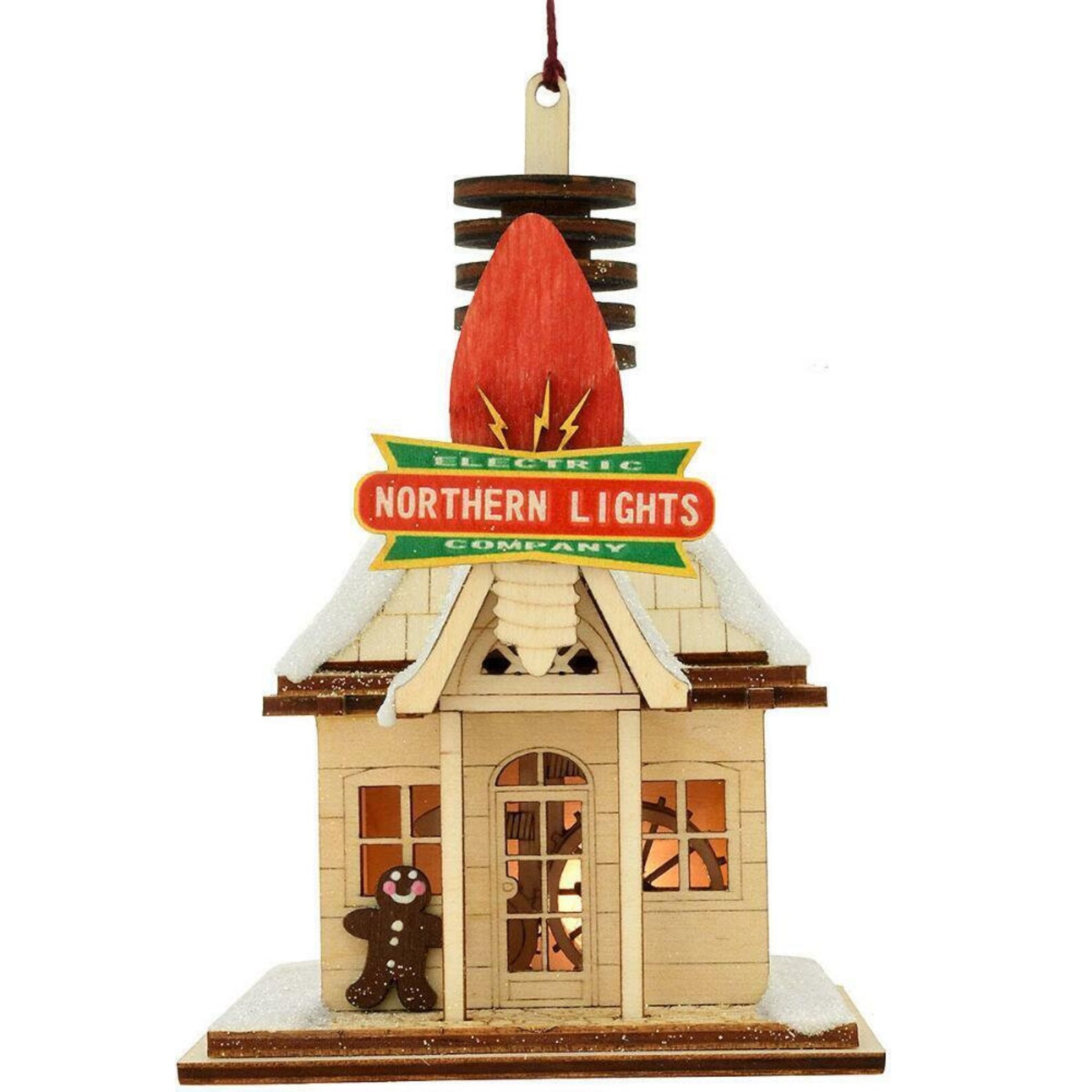 Ginger Cottages Northern Lights Electric Company Xmas Ornament - Etsy
