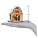 Old World Christmas Ginger Cottages Santa's Reindeer Barn Ornament ...