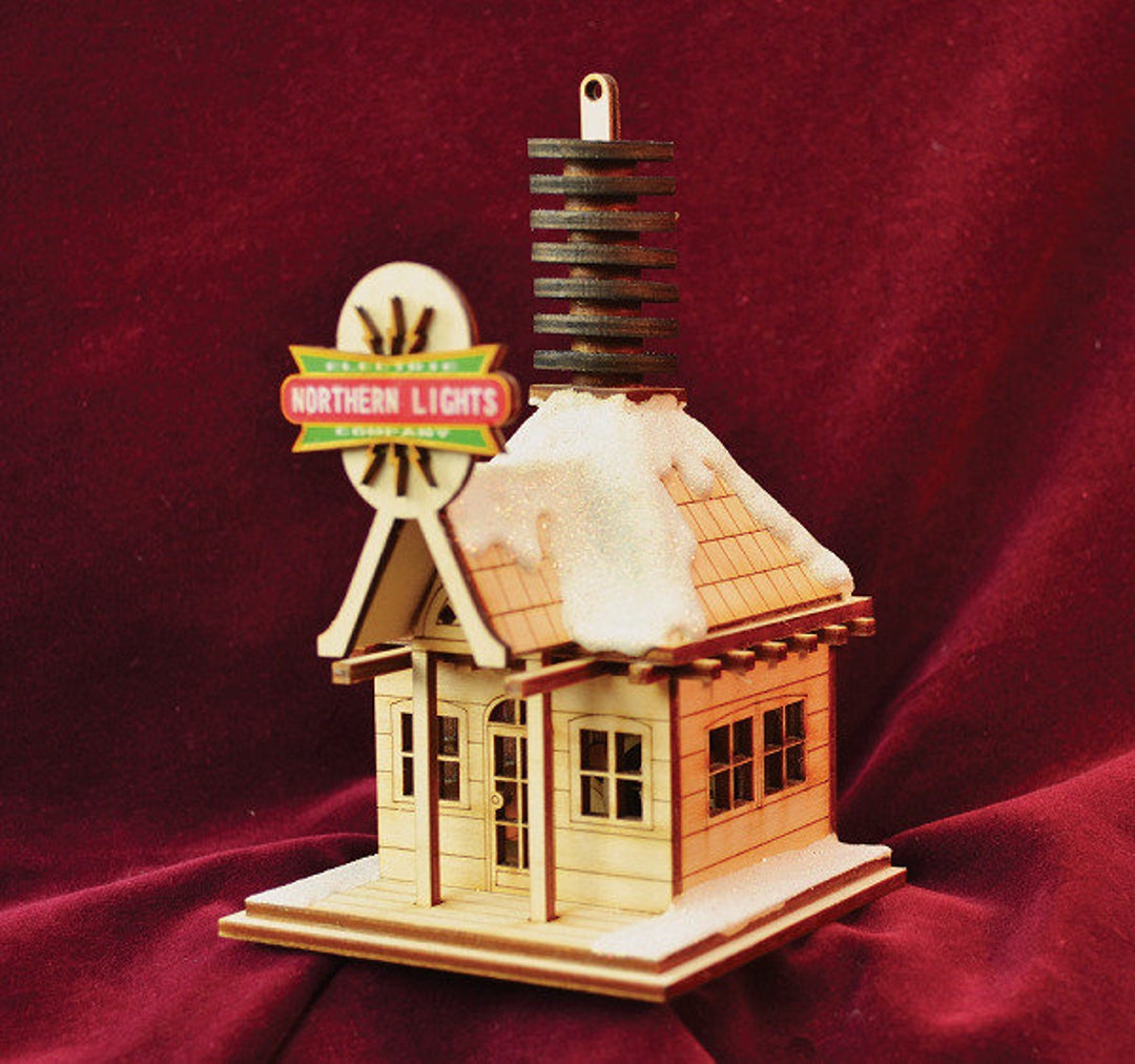 Ginger Cottages Northern Lights Electric Company Xmas Ornament - Etsy