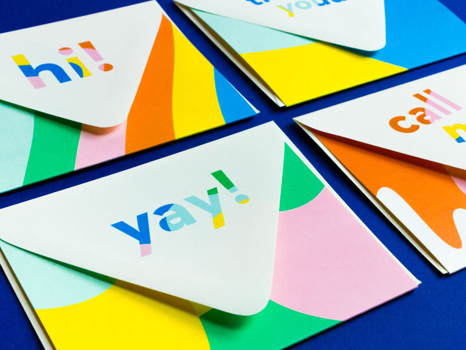 Yay Congrats Card, Yay Notevelope • Blank Pattern Card With Printed ...
