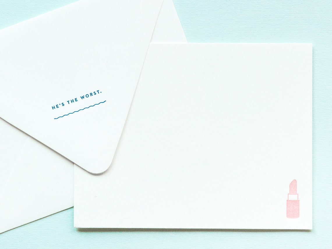 Break up Card Funny Love Cards Letterpress Notecards - Etsy