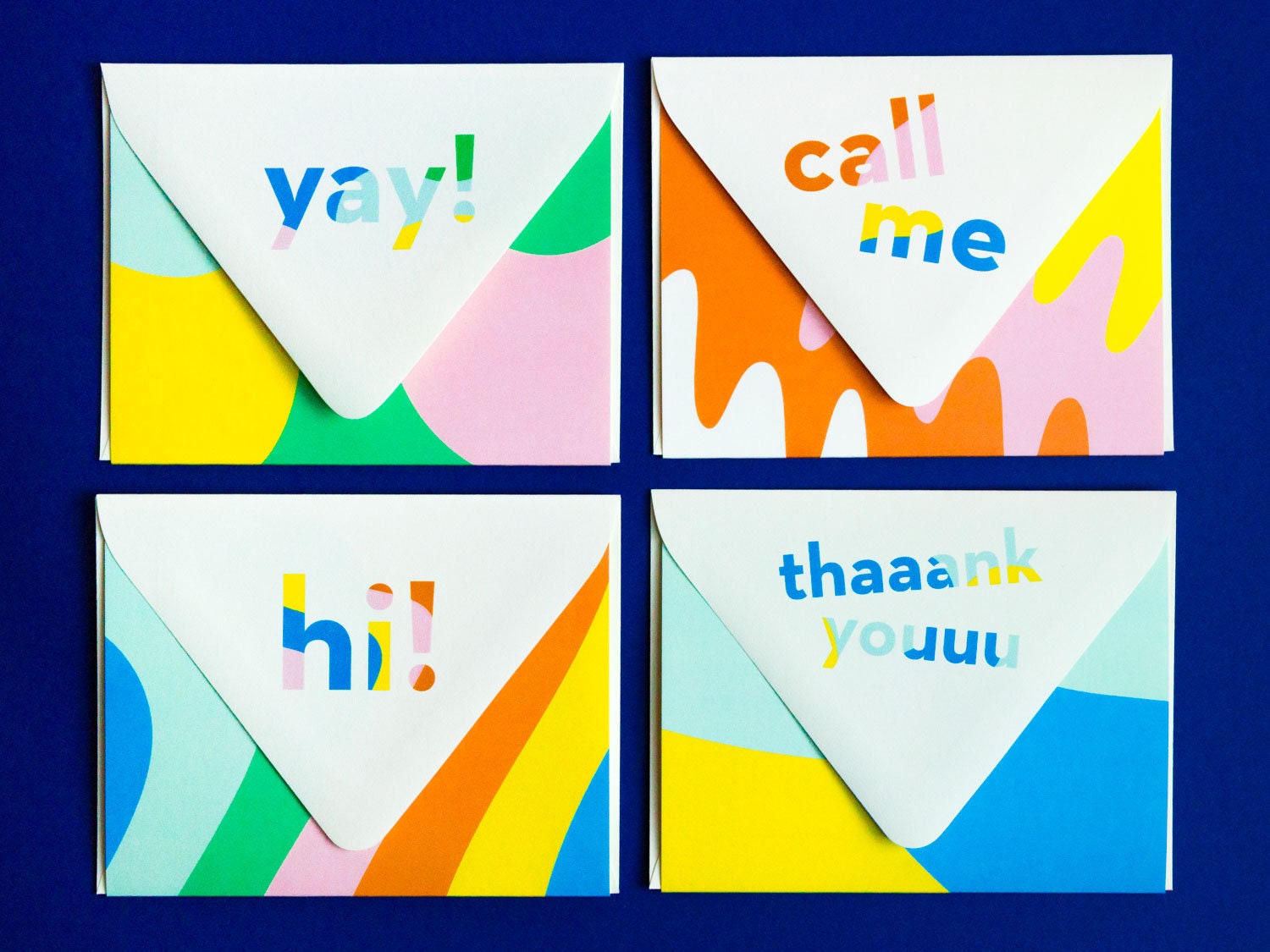 Funny Thinking of You Card Call Me Card Blank Pattern Card - Etsy