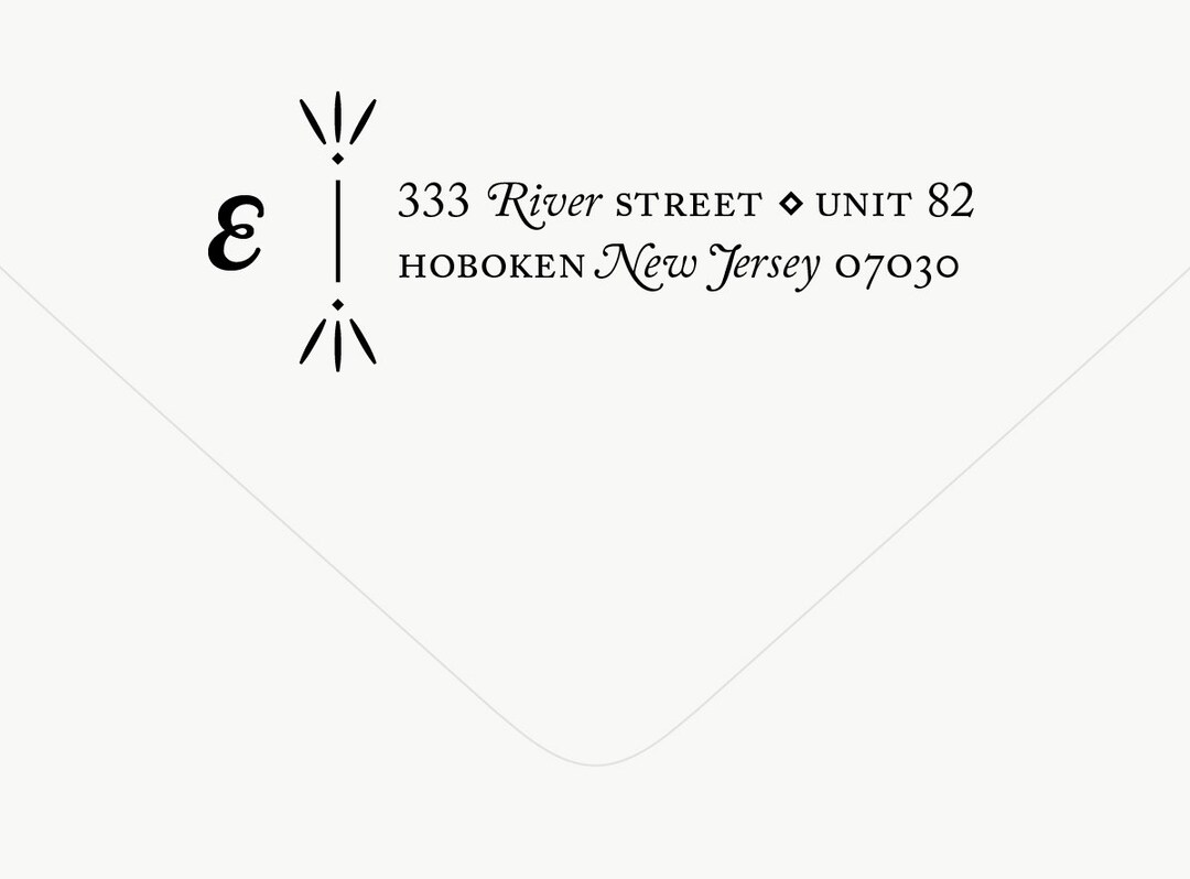 Return Address Stamp - Initial Stamp - Custom Stamp Self Inking ...