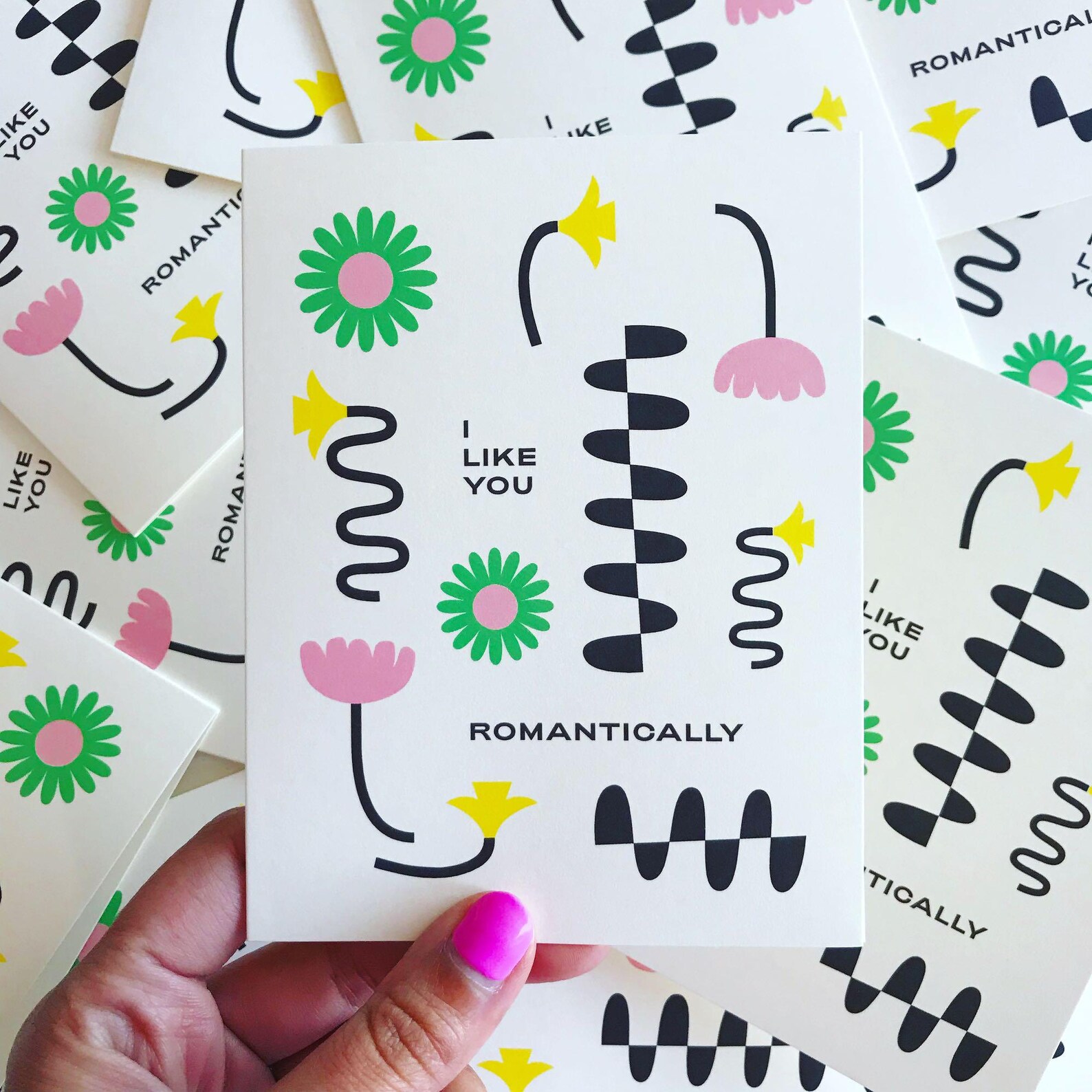 I Like You Romantically Love Card, Anniversary Card, or Valentine's Day ...