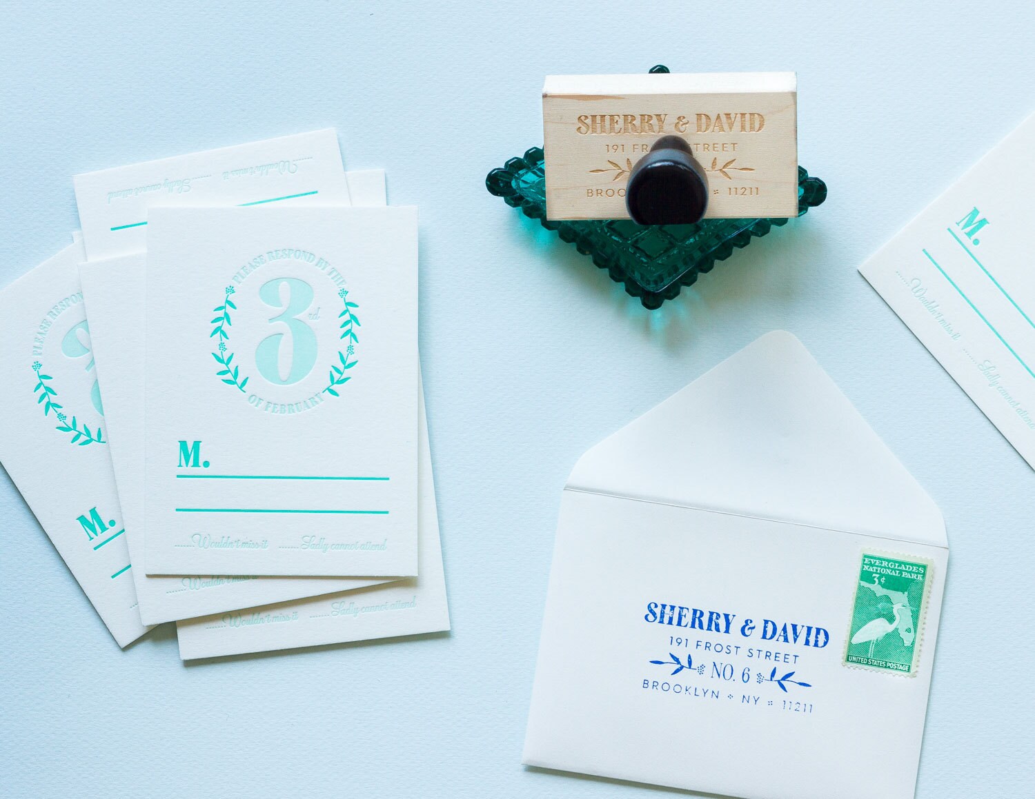 Modern Save the Date Stamp Custom Stamp Personalized - Etsy