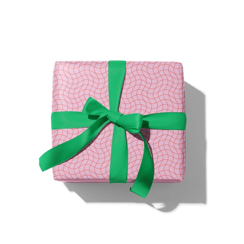 Grid Wrapping Paper - Etsy