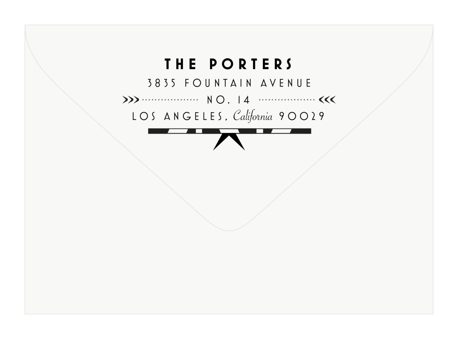 Return Address Stamp Modern Custom Stamp Self Inking Return Address ...