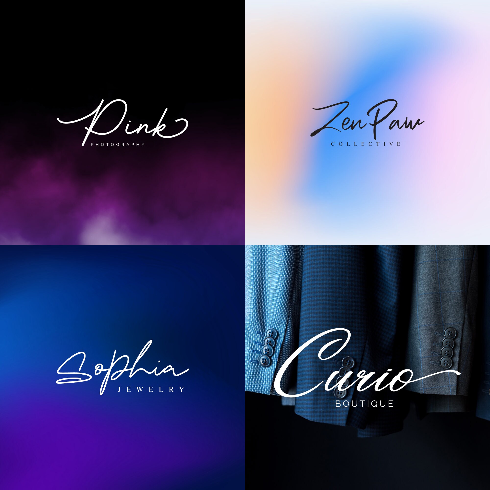 Signature Logo Design, Custom Signature Logo, Minimalist Signature Logo ...