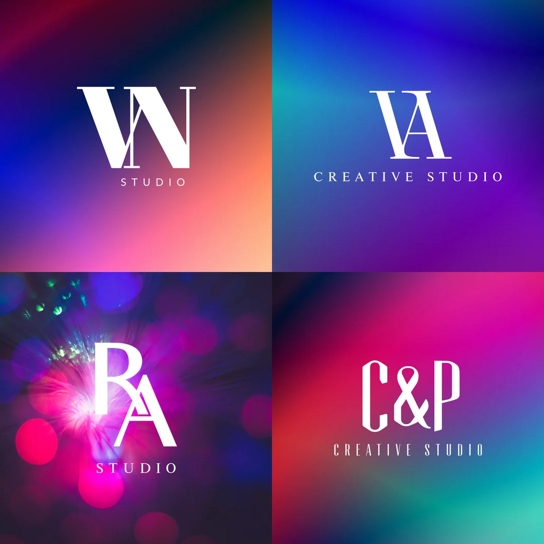 Custom Initial Logo Design Minimalist & Professional Initial - Etsy