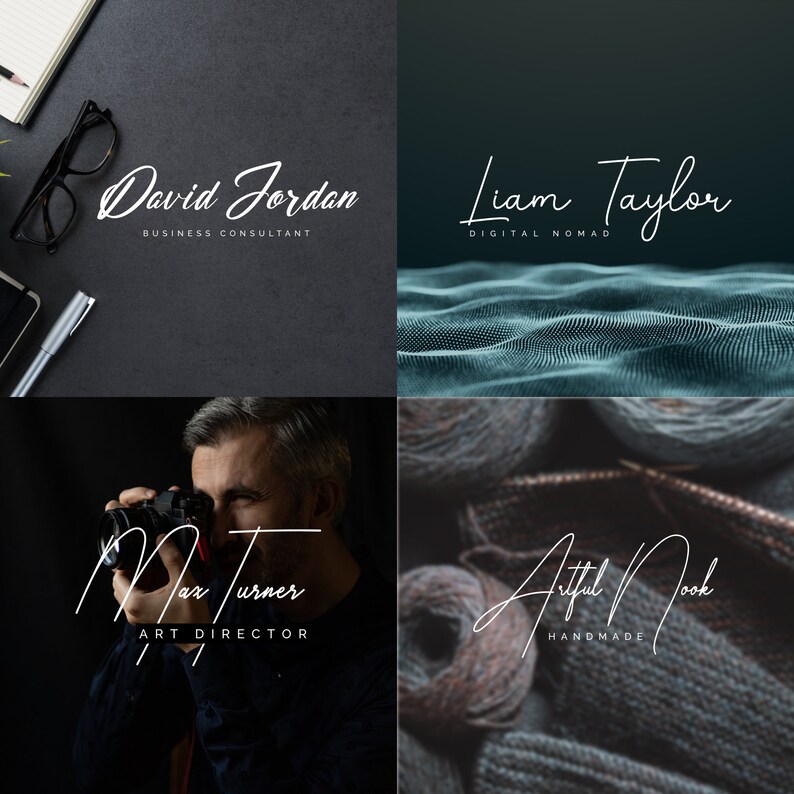 Signature Logo Design, Custom Signature Logo, Minimalist Signature Logo ...