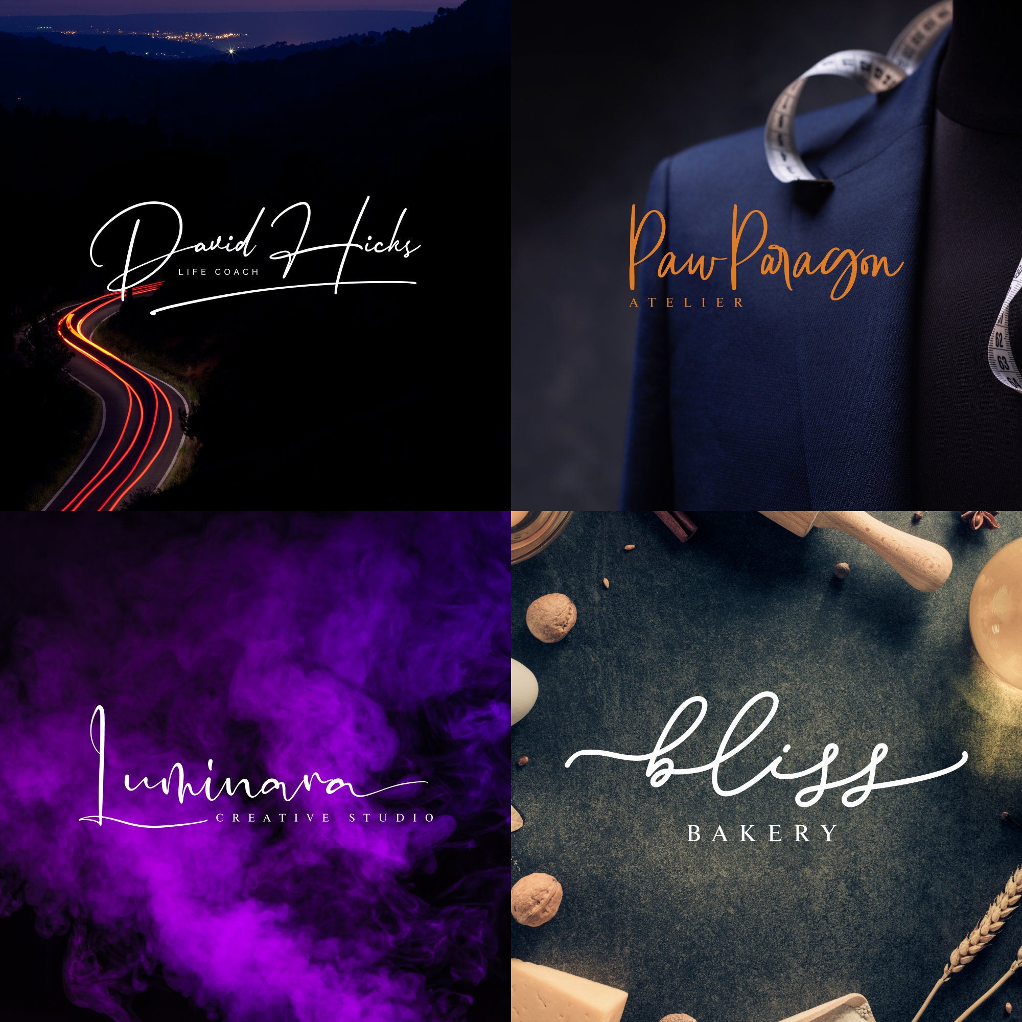 Signature Logo Design, Custom Signature Logo, Minimalist Signature Logo ...