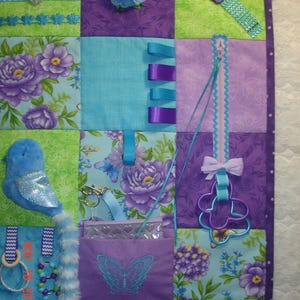 Ready Made Purple BLUEBIRD OF HAPPINESS Fidget Activity Tactile Sensory ...