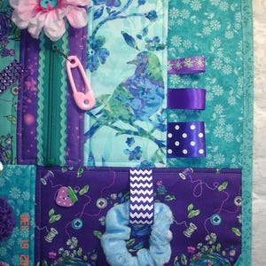 Ready Made Purple Bluebird OF HAPPINESS Sewing Theme Fidget Activity ...