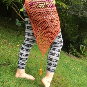 PDF Crochet Sarong Pattern- Beach Cover up - Hippy Festival Boho Sarong ...