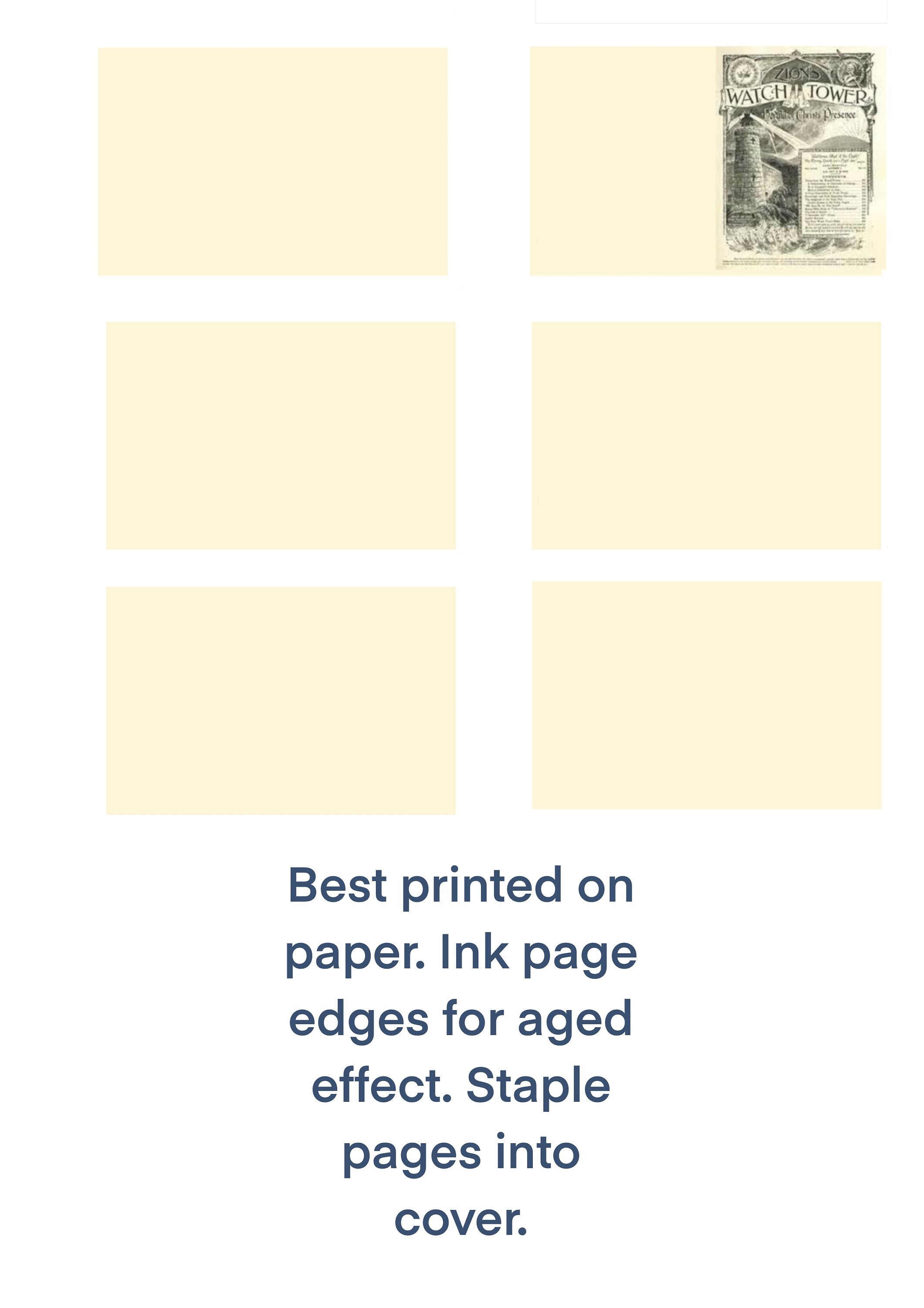 Tiny Printable Mini Watchtower Magazine Best Life Ever Jw - Etsy Canada