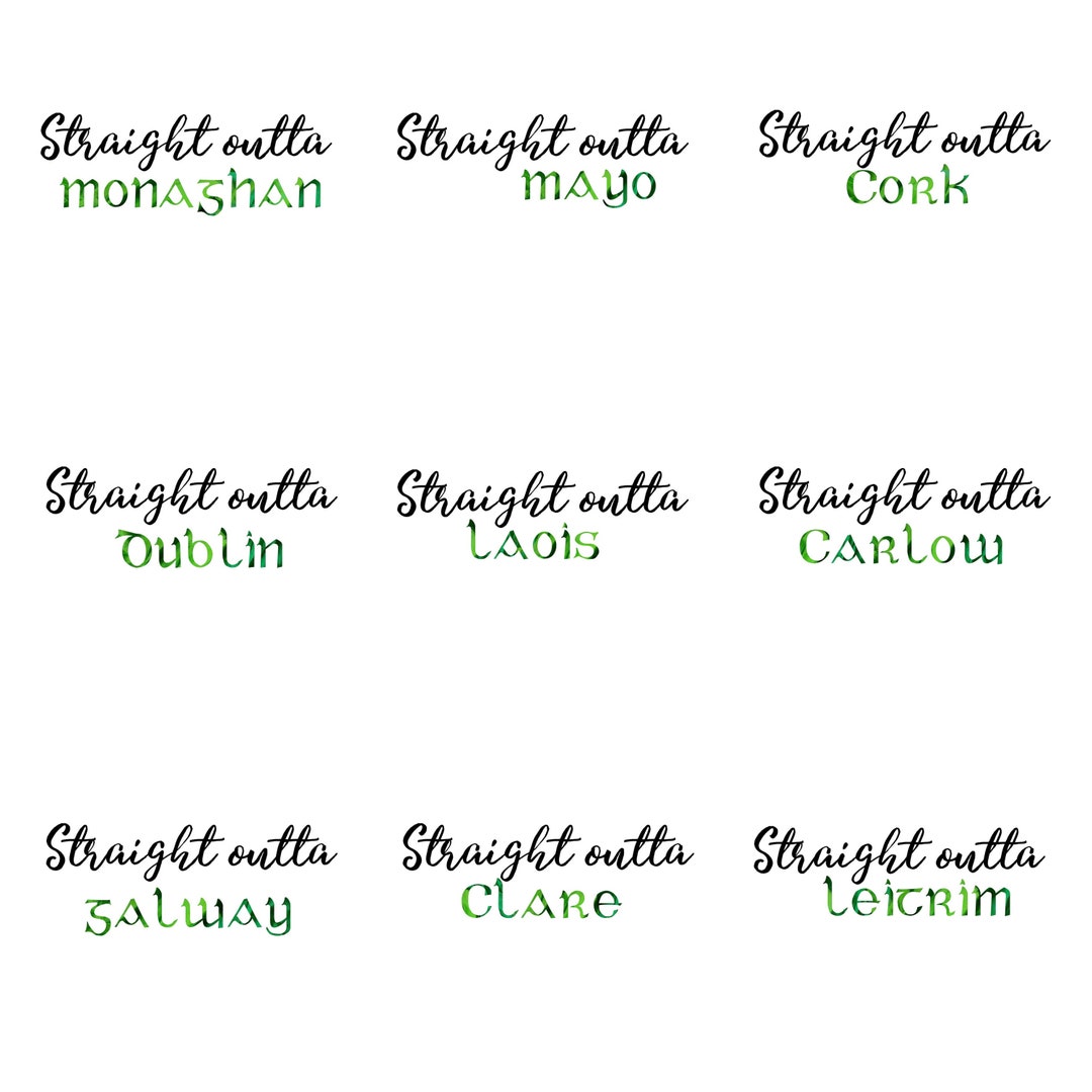 Irish SVG JPG PNG Digital Download Cutting File Cricut Ireland Slogans ...
