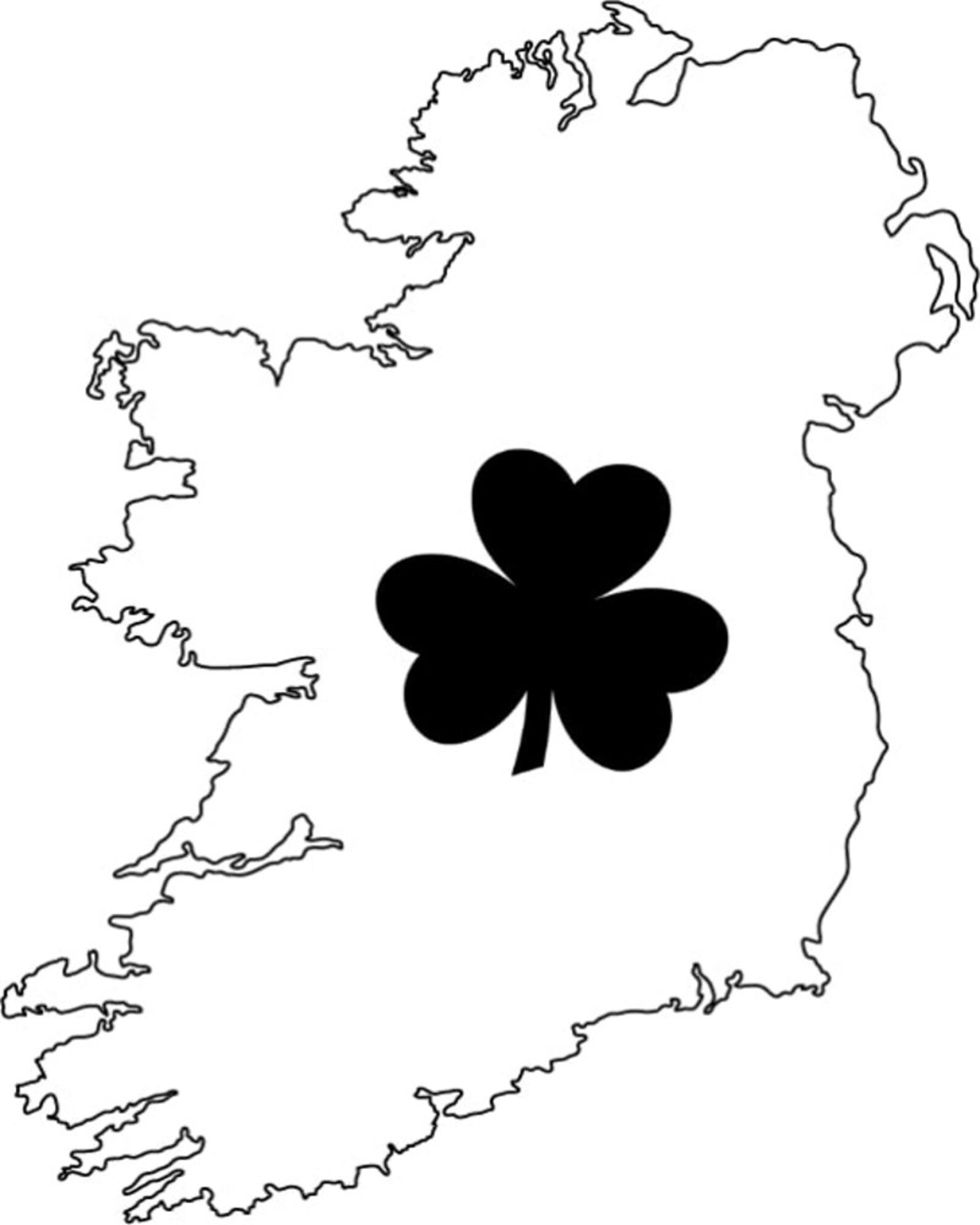 Ireland SVG - Ireland Map SVG - Irish SVG - Ireland Cutting File ...