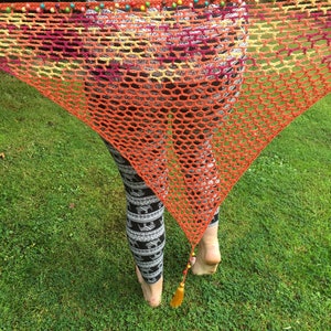 PDF Crochet Sarong Pattern- Beach Cover up - Hippy Festival Boho Sarong ...
