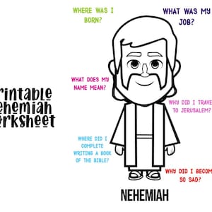 Kids Printable Nehemiah Worksheet - Jw Convention - Best Life Ever ...