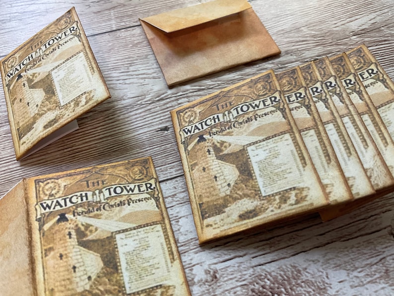 Tiny Printable Mini Watchtower Envelope - Best Life Ever - Jw Witnesses ...