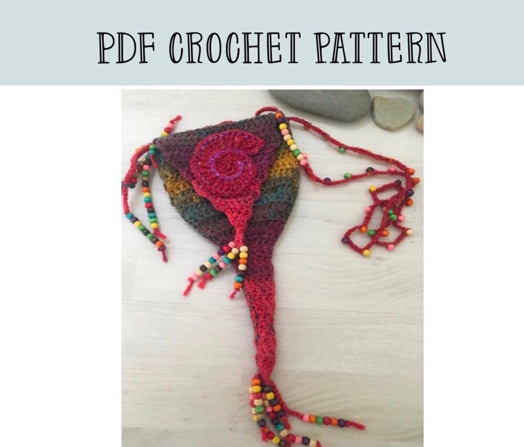 PDF Crochet Pixie Bag Pattern- Boho Stash Purse -easy Beginners - Etsy