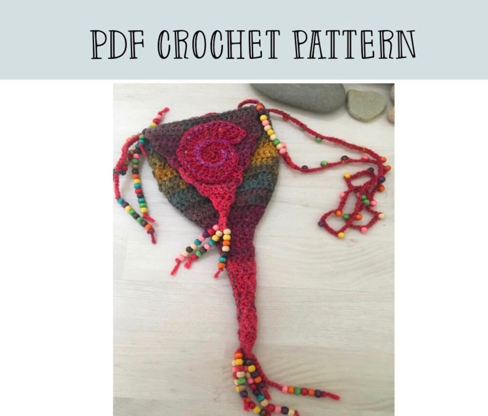 PDF Crochet pixie bag pattern boho stash purse easy | Etsy