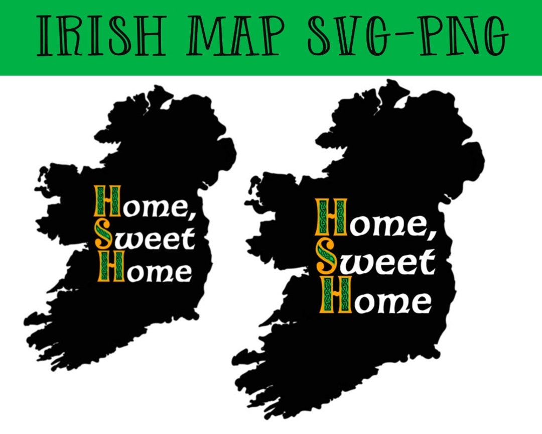 Ireland SVG - Ireland Map SVG - Irish SVG - Ireland Cutting File ...