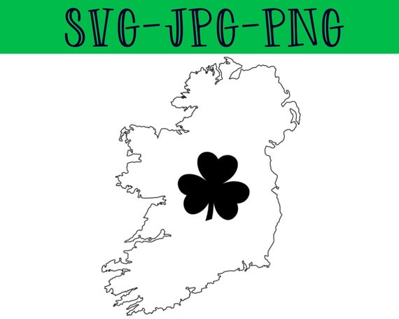 Ireland SVG Ireland Map SVG Irish SVG Ireland Cutting - Etsy Australia