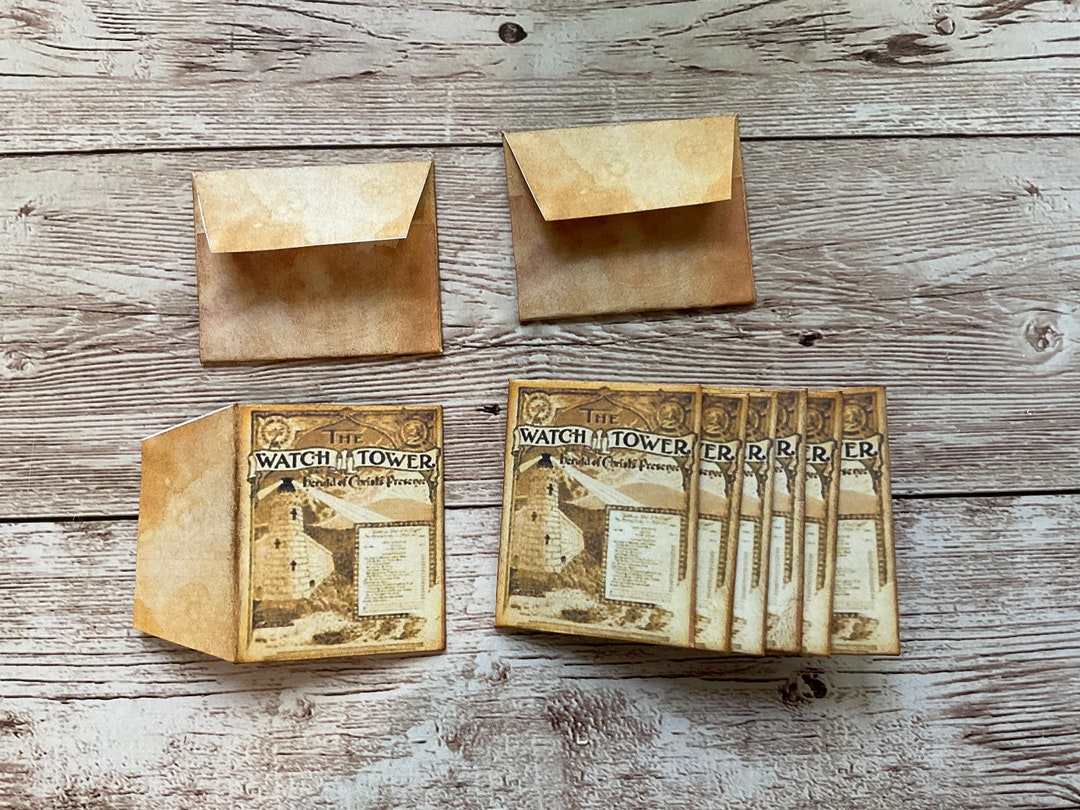 Tiny Printable Mini Watchtower Envelope - Best Life Ever - Jw Witnesses ...