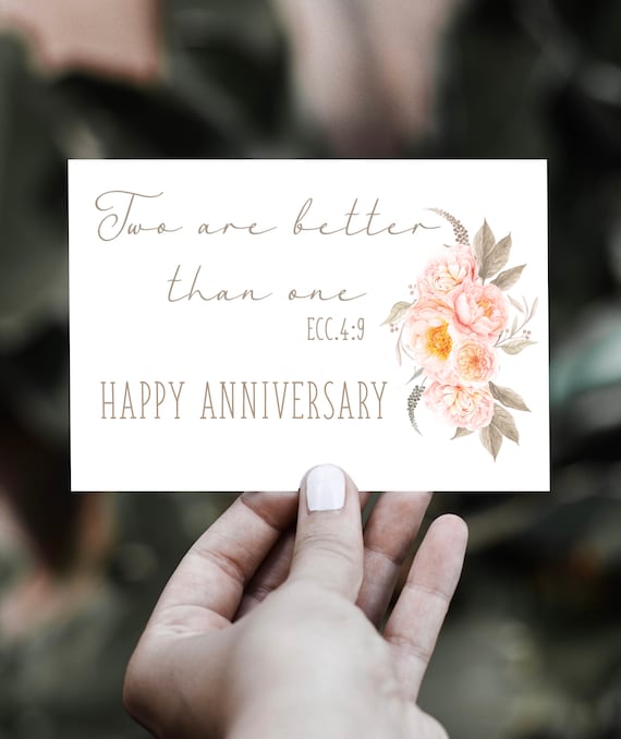 JW Wedding Anniversary Printable Card Jw Witnesses Bible Verse Card Scripture Gift Best Life Ever Etsy
