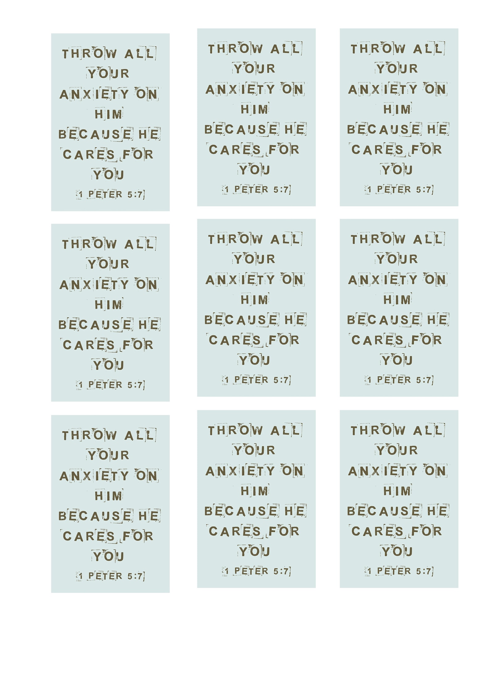 JW Ministry Bible Verse Printable Card Encouragement | Etsy