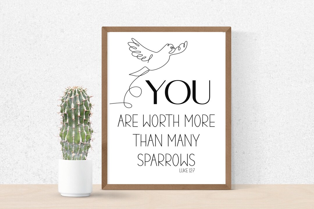 JW Printable Wall Art Bible Verse Poster Watercolour Scripture Home ...