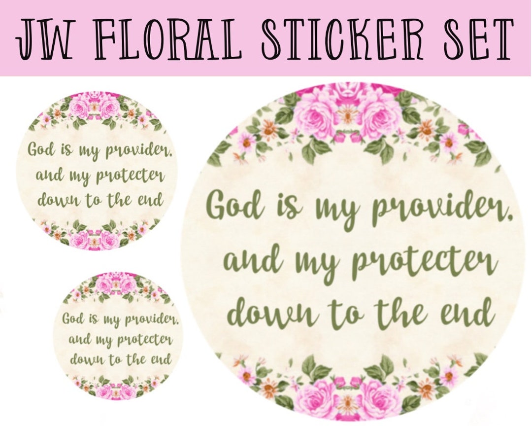 JW Printable Stickers - Jw Card - Jw Bookmark - Jw Gift - Baptism Gift ...