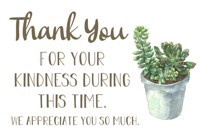 JW Printable Thank You Card Elder Appreciation Gift - Etsy
