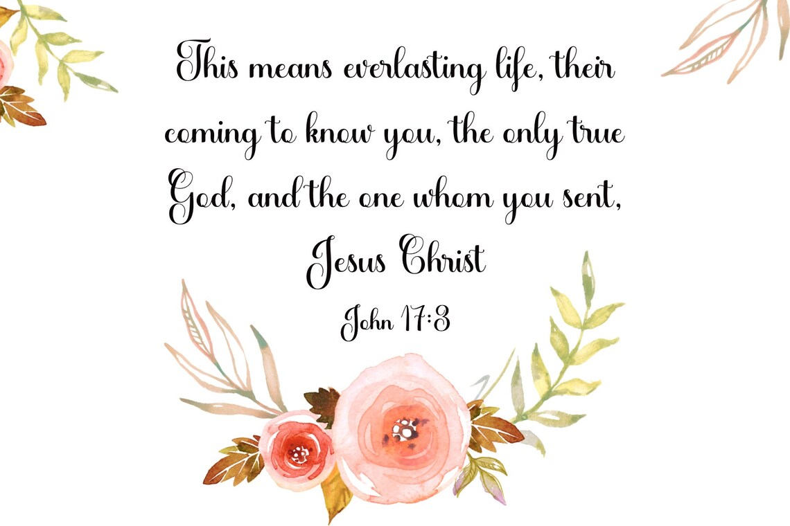JW Scripture Verse Printable Cards - Floral Notepaper - Best Life Ever ...