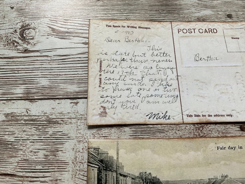 Printable Mini Vintage Irish Postcards Ireland Ephemera | Etsy