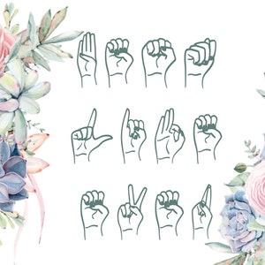 JW Sign Language Printable Card - Best Life Ever - Deaf Hearing ...